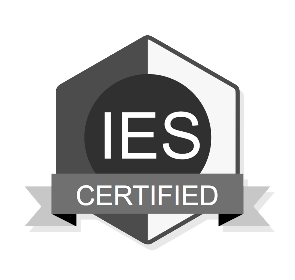 IES Certified Badge transparent | IES Certified